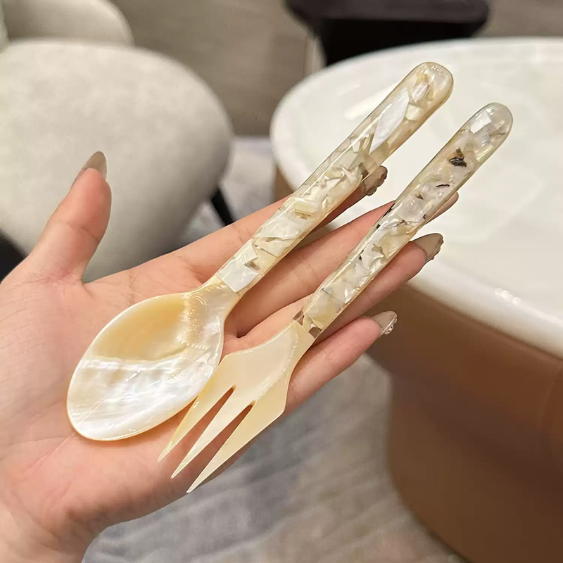 Natural Seashell Cutlery Set – Papigu